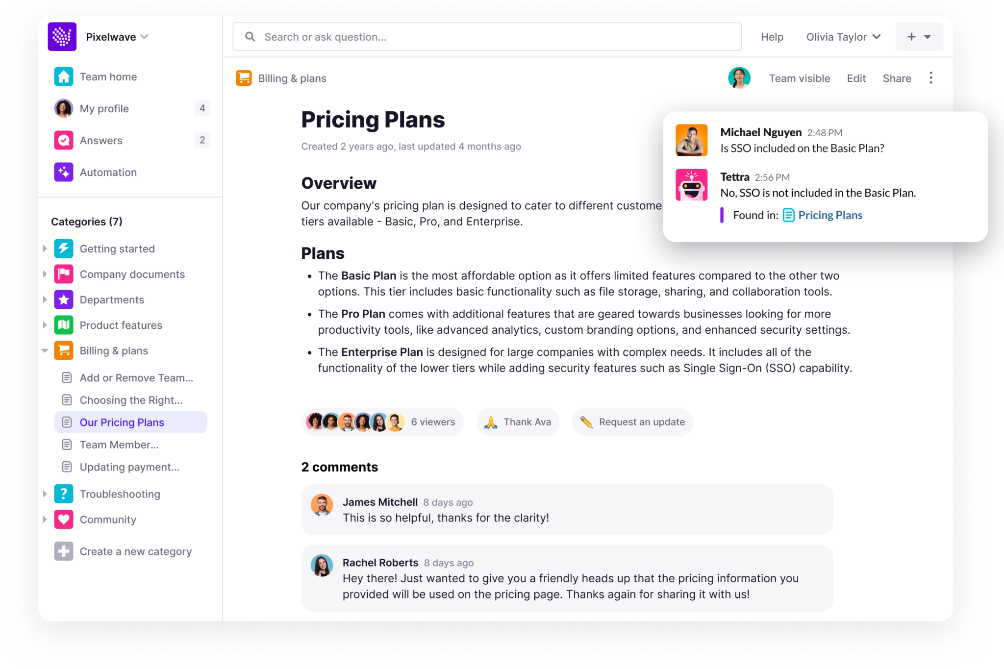 Best Document Management Software (2024) - Tettra